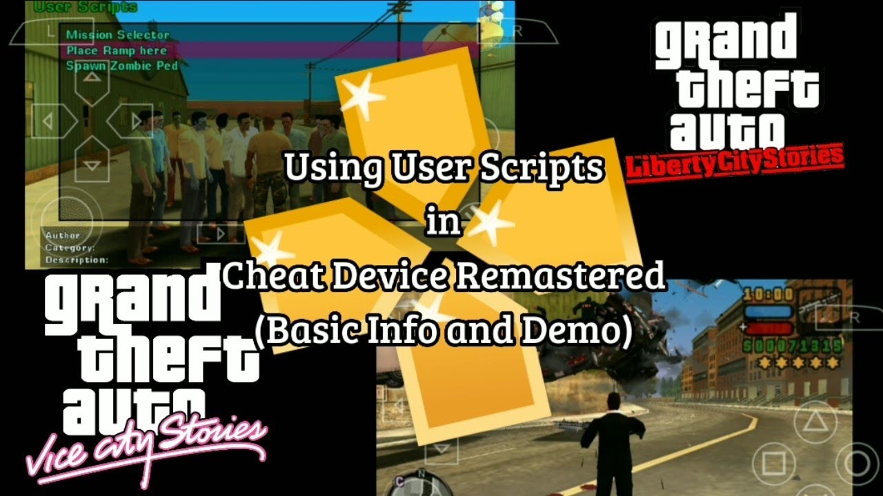 Using User Scripts in Cheat Device Remastered (basic info and demo ...
