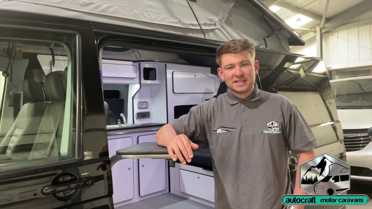 VW Volkswagen T5 Camper Van For Sale Conversion Autocraft MC - YouTube