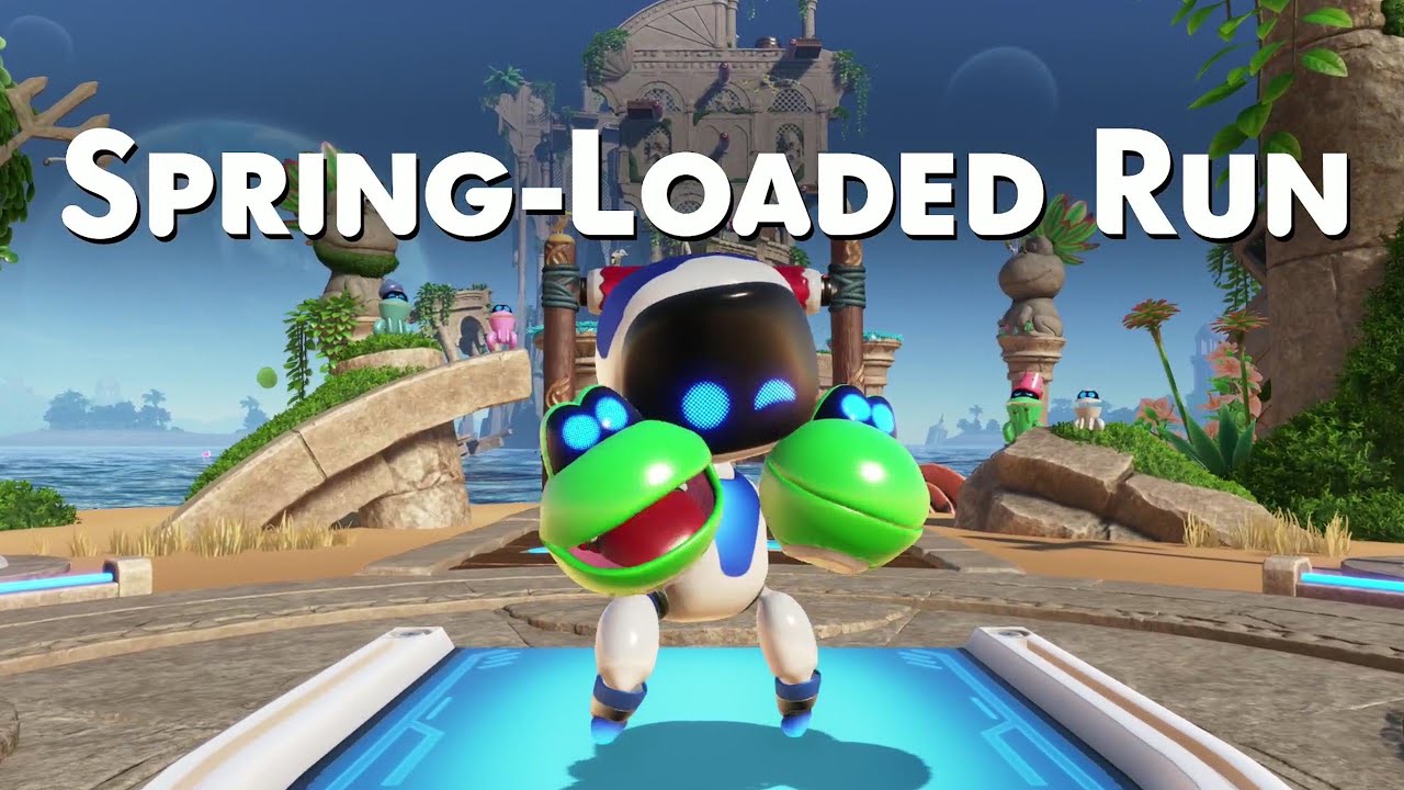 Astro Bot Spring-Loaded Run DLC Gameplay - YouTube