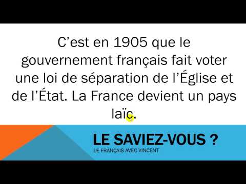 French civilization # La séparation de l'Église et de l'État