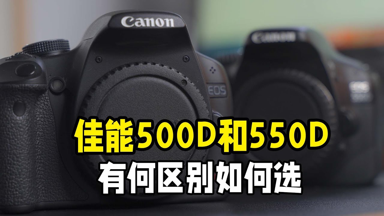 佳能500D和550D有何区别如何选 - YouTube