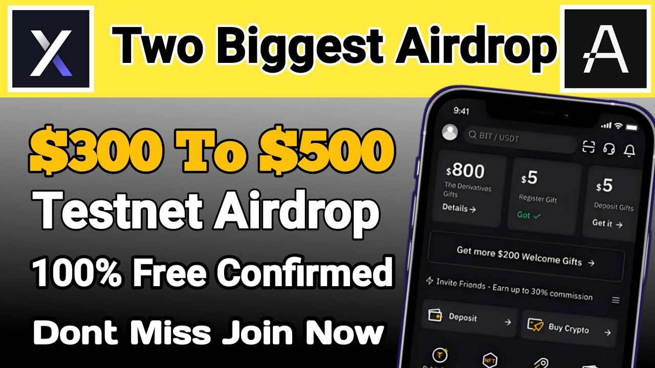 $500 Two Biggest best Projects Airdrop || Today New Crypto Airdrop ...