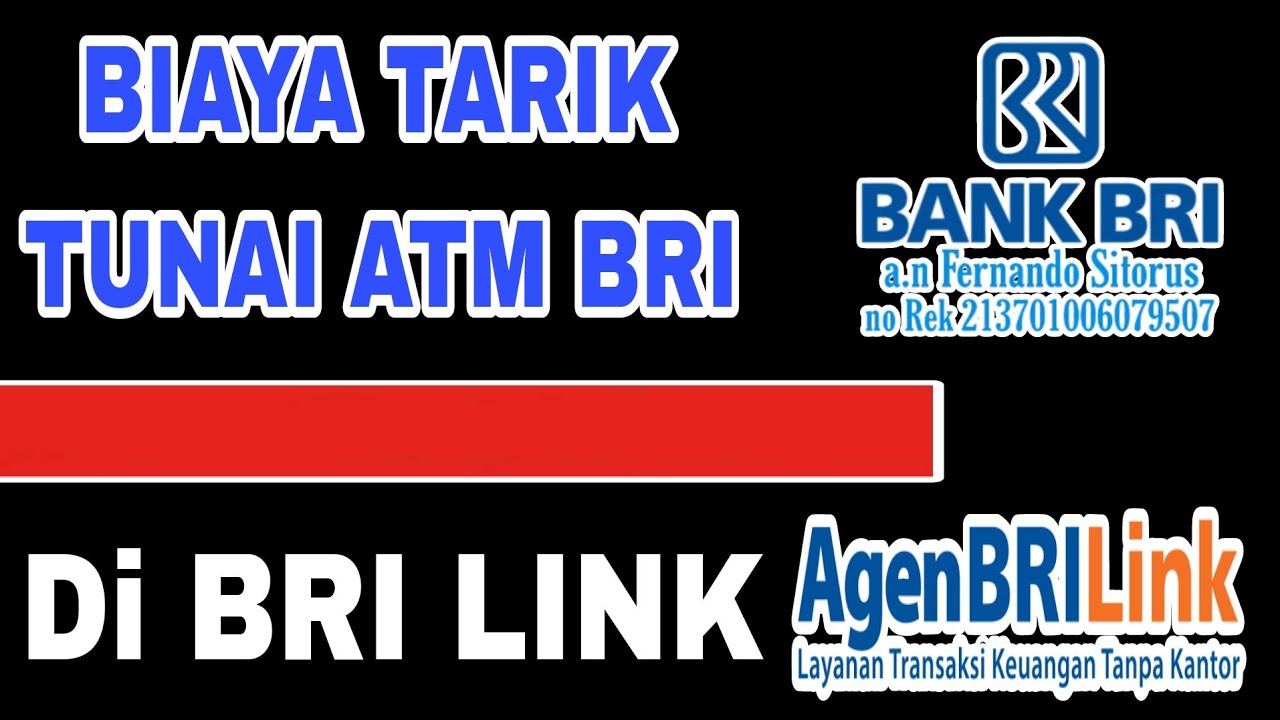 Biaya Tarik Tunai Di BRI Link 2023 - YouTube