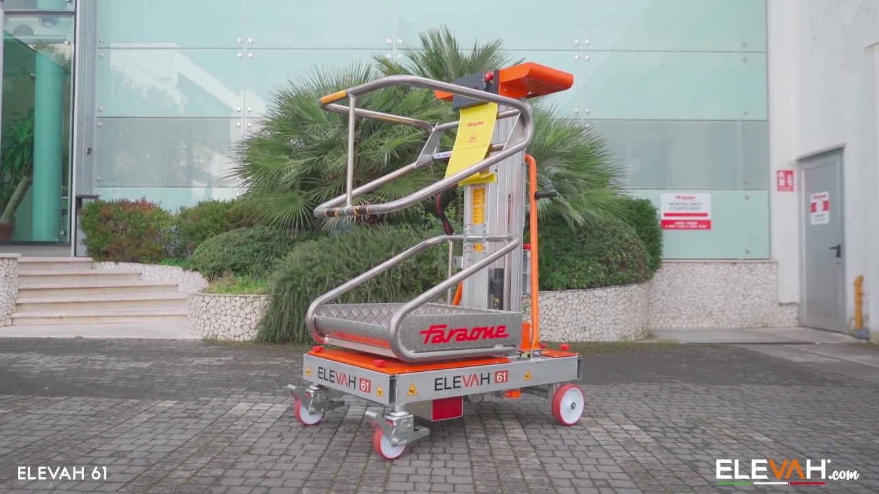 Elevah 61 - Piattaforma ad elevazione elettrica e trazione manuale per ...
