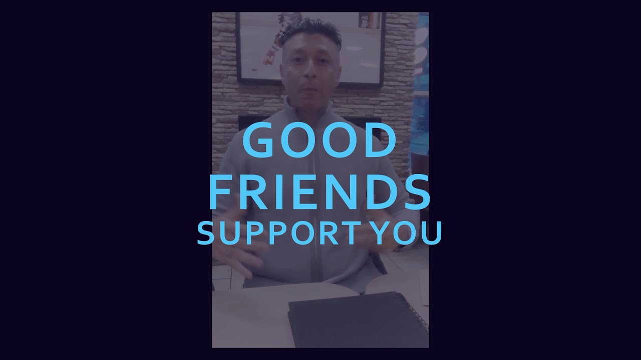 Good friends support you - YouTube
