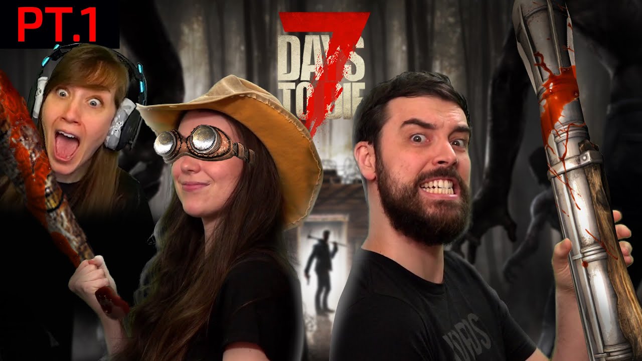 How many days will we last in this survival/crafting horror game? (7 ...