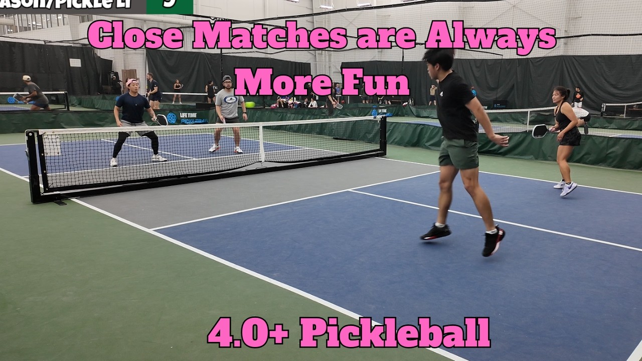 Close Matches are Always More Fun (4.0+ Pickleball) - YouTube