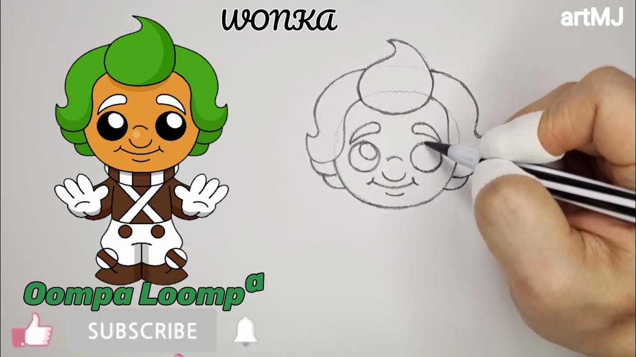 움파룸파 그려주세요! #웡카 #움파룸파 #그림_그리기 #웡카 - YouTube