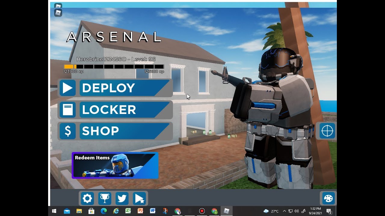 Playing Arsenal (Roblox) - YouTube