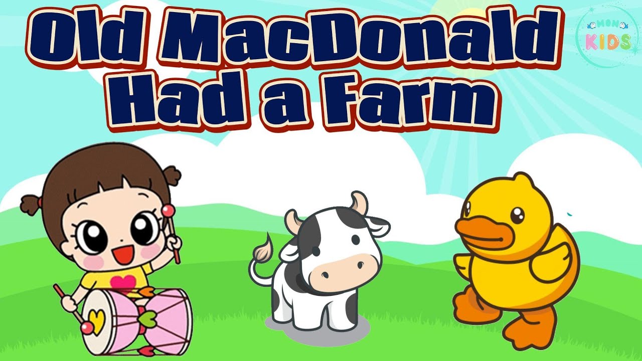 The Best Songs For Kids 🐄 Old MacDonald Had A Farm ♫ Animated Songs ...