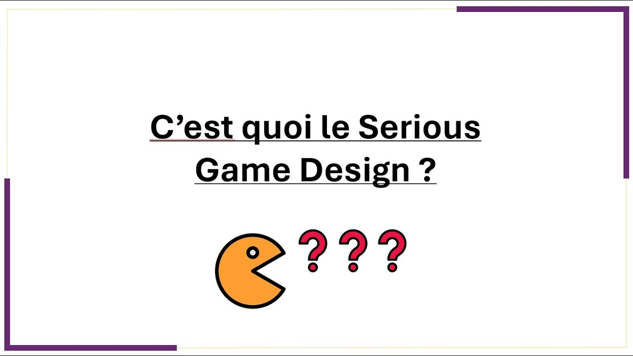 Ma découverte du Serious Game Design - YouTube