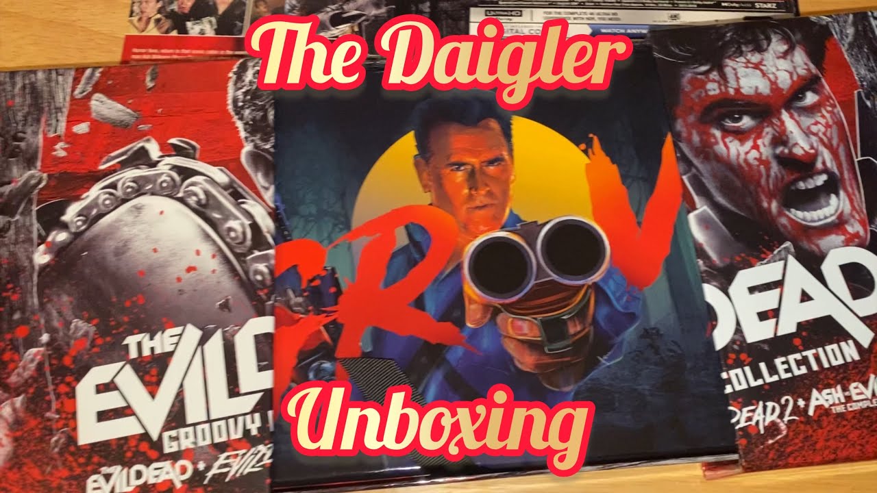 The Evil Dead 4K Groovy Boxset Unboxing - YouTube
