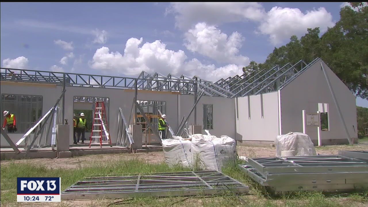 Odessa foam house is made to last, builder says - YouTube