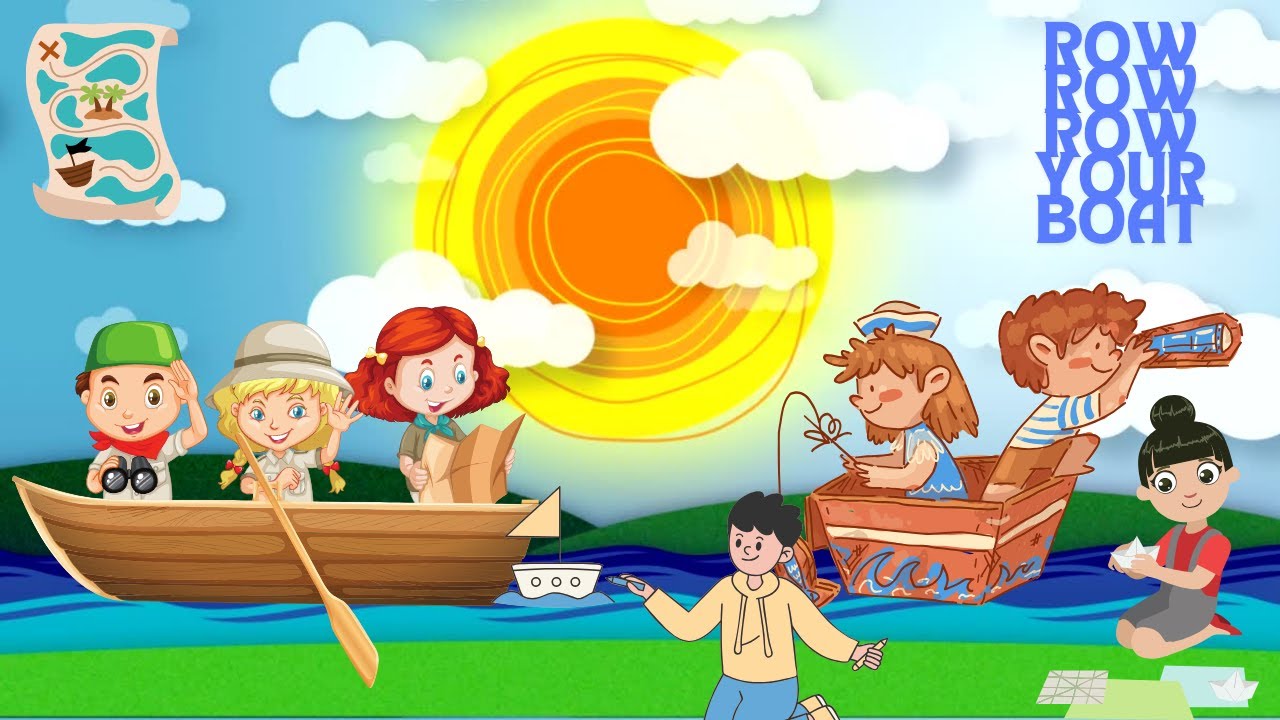 Row Row Row Your Boat | Fun Nursery Rhyme for Kids! | - YouTube