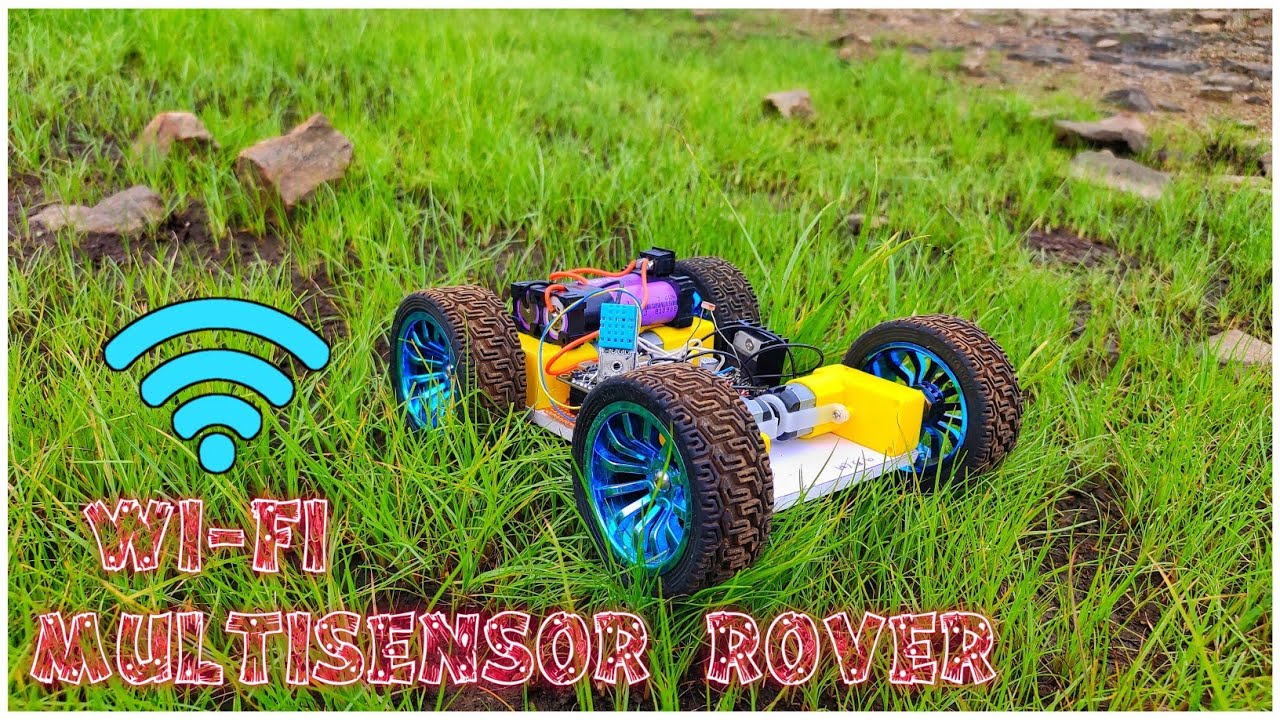 How to make Wifi controlled ROVER at home | WiFi ROBOT - YouTube
