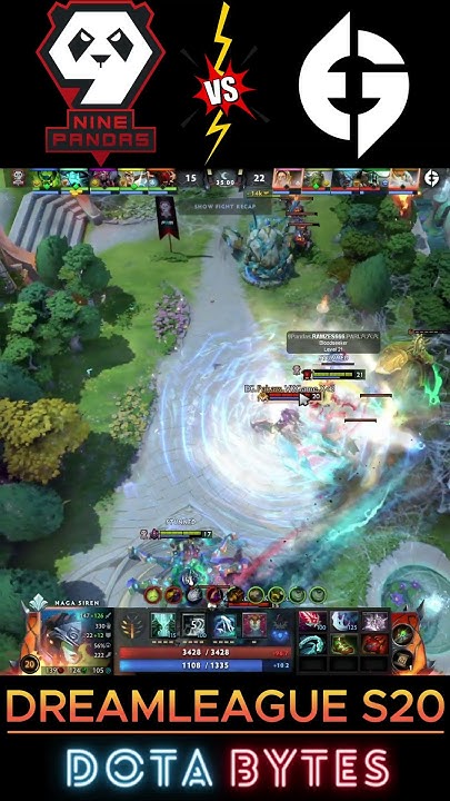 9Pandas vs Evil Geniuses 🙌 | Dream League Season 20 | Group Stage 🔥 #dota2 #shorts - YouTube