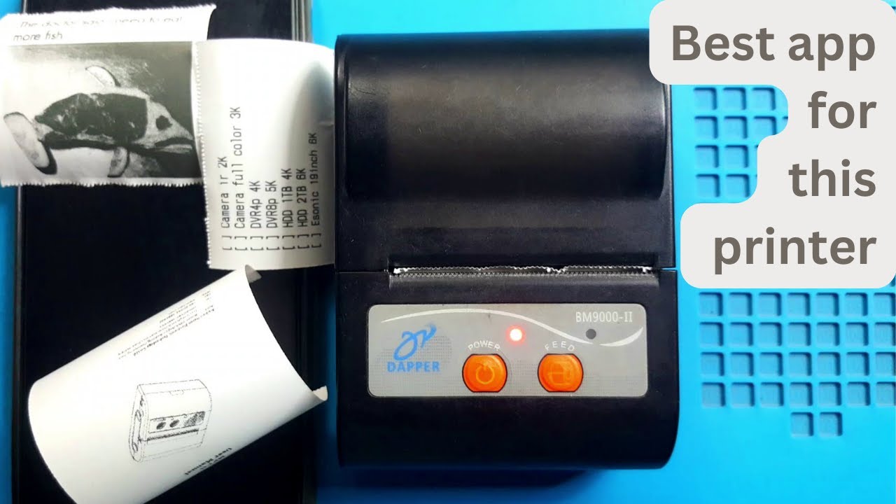 The Best App to Print from ink less Bluetooth Thermal Printer on Mobile ...