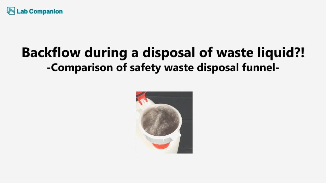 (EN) Comparison of safety waste disposal funnel - YouTube