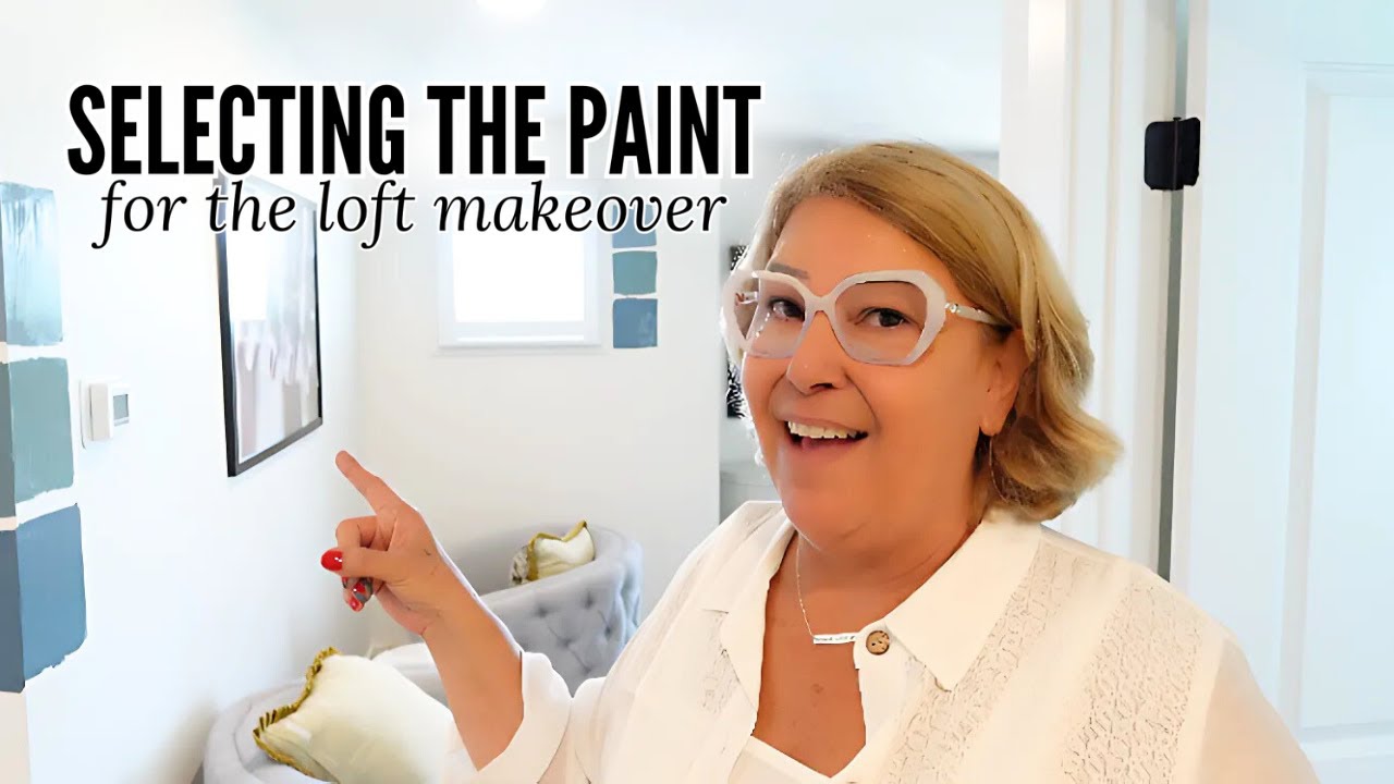 LOFT MAKEOVER PART 2/SELECTING PAINT COLOR & MY MOOD BOARD FOR THIS ...