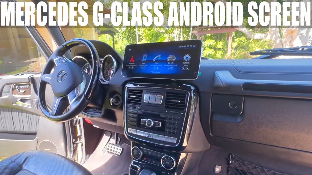 Android Screen Installation │ Mercedes G63 AMG / G 550 / G Wagon (W463 ...