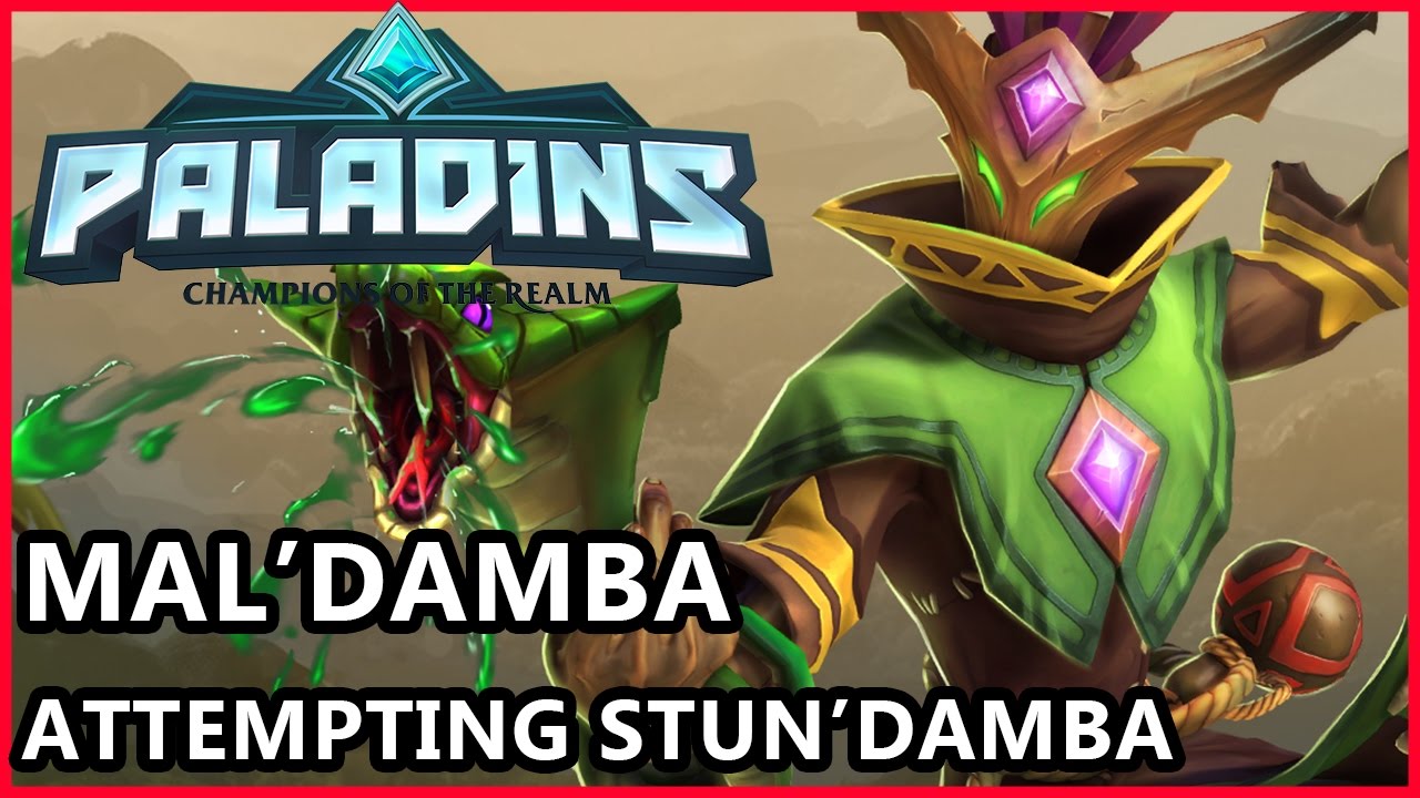 Paladins Mal'Damba Gameplay - Attempting The Stun'Damba - Paladins ...