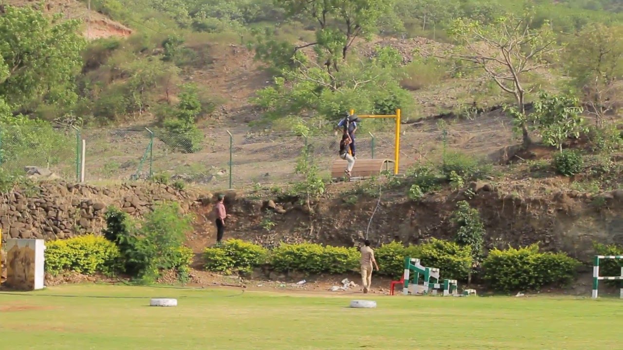 Aaryans Commando Training Camp Part-8 (Zip-Line Activity) - YouTube