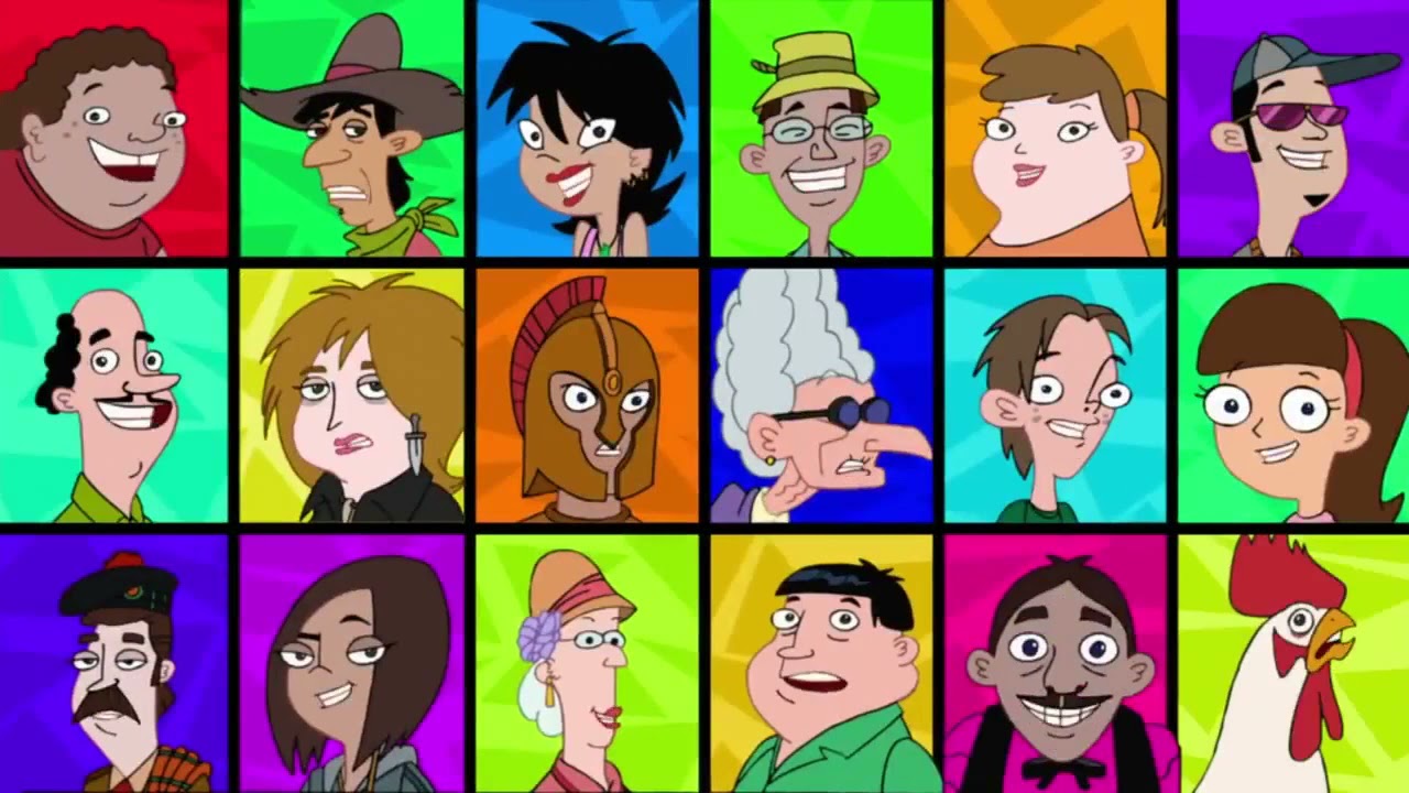 Phineas and Ferb - Mix and Mingle Machine (Persian, Mahbang) - YouTube