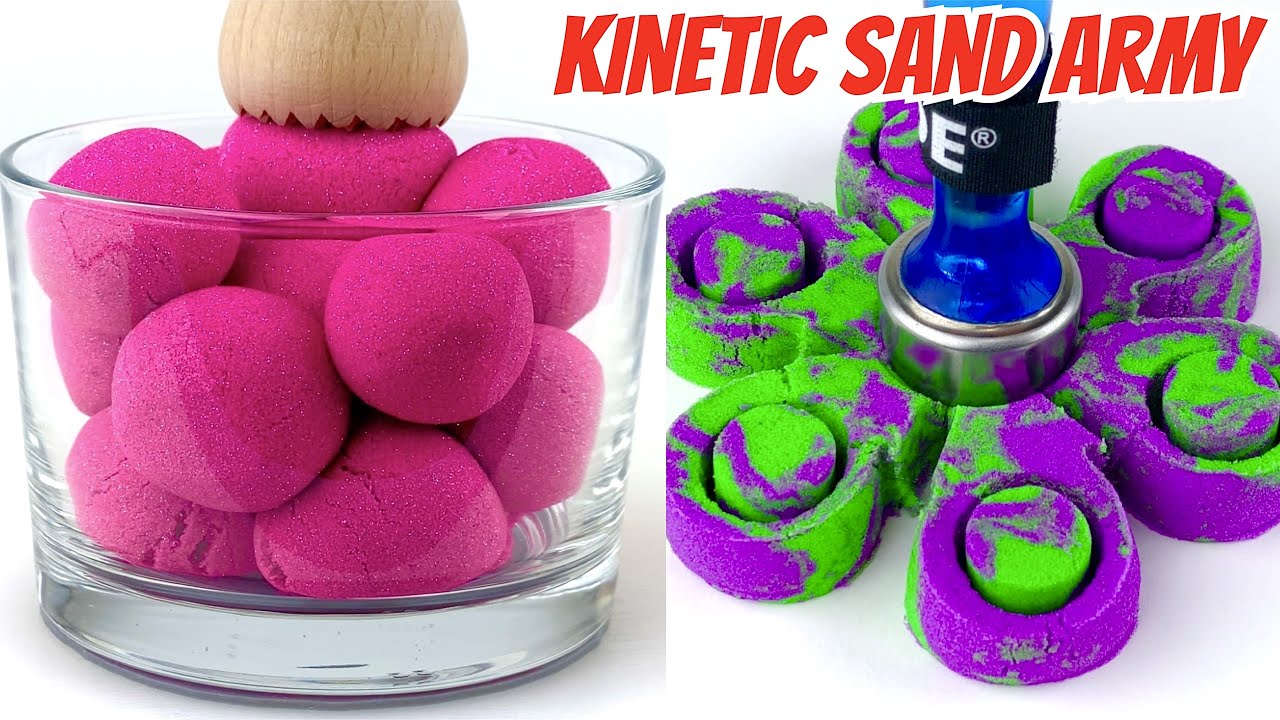 Kinetic Sand ASMR The Most Relaxing & Satisfying Sand Videos #64 - YouTube