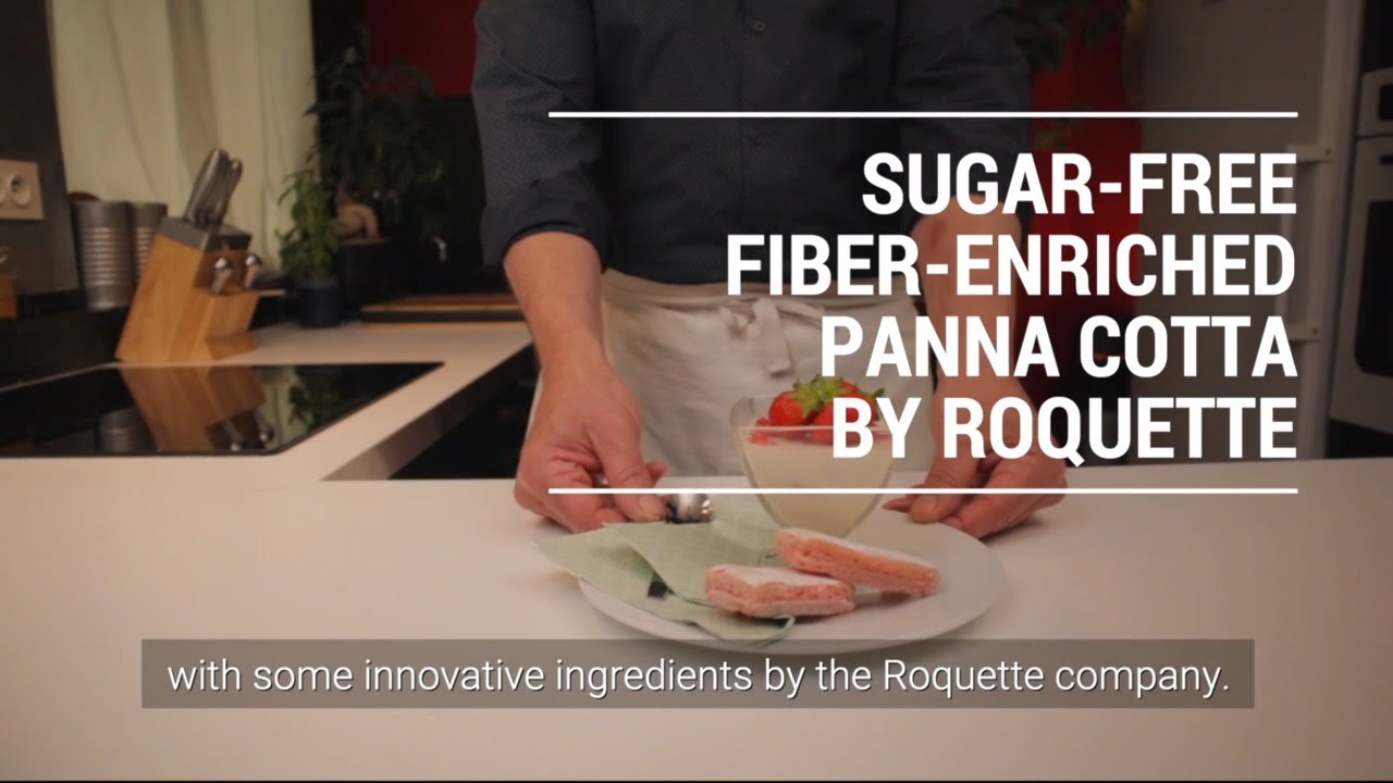 roquette-food-sugar-free-fiber-enriched-panna-cotta-recipe - YouTube