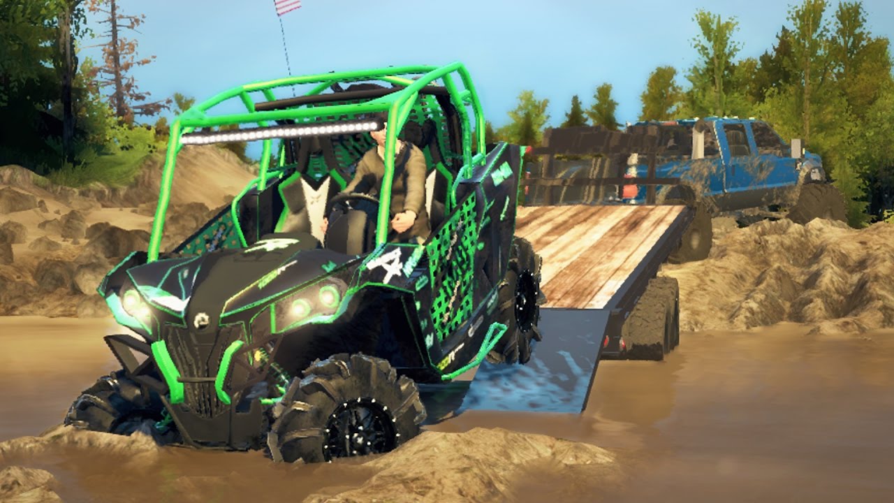 CAN-AM MAVERICK MUDDING & OFF-ROADING! 4x4 Hill Climbing & Mudding ...