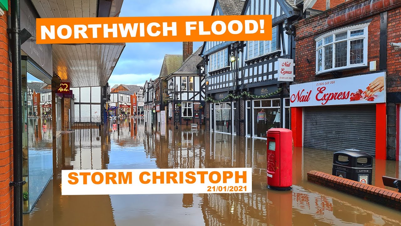 Northwich Floods 21/01/21 Storm Christoph - Clean up - YouTube
