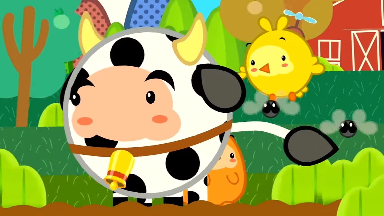 La Vaca Lechera Rimas Infantiles Coloridas Y Música Para Bebés - YouTube
