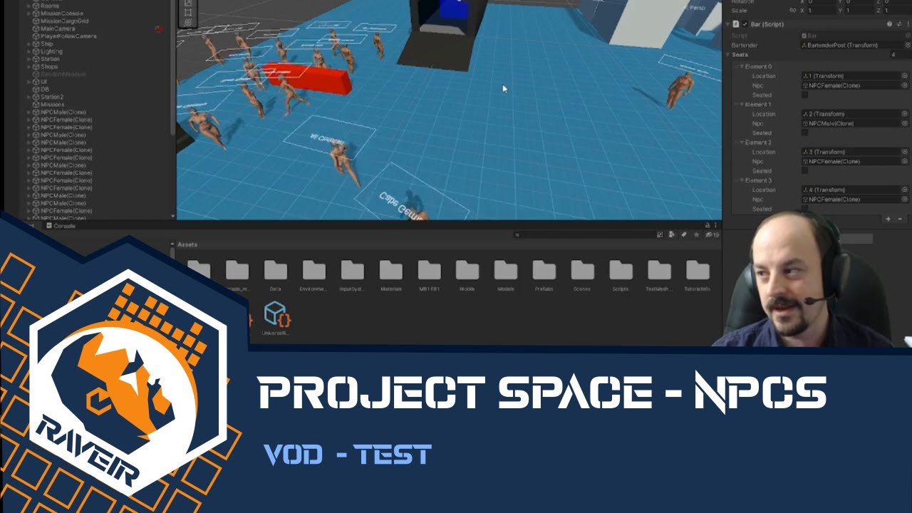 ProjectSpace - NPCs - DevLog - May 17th 2022 - YouTube