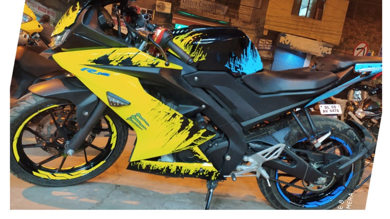 Yamaha r15 V3 Modified || r15 V3 bike modification || r15 v3 full ...
