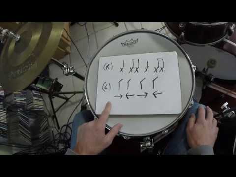 Drum Minute - Simple Swing Brush Pattern - YouTube