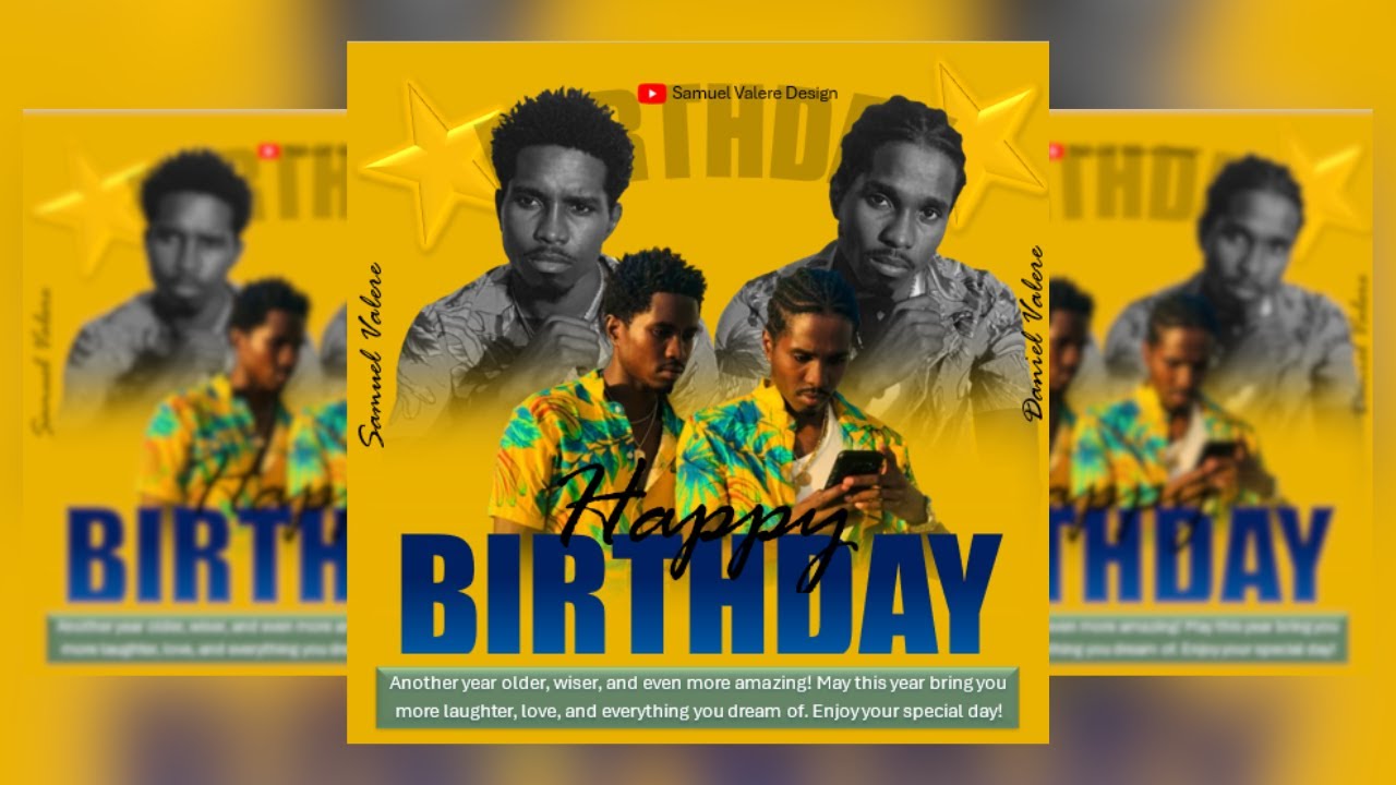 Design the Perfect Birthday Flyer in MS Word Free & Beautiful! - YouTube