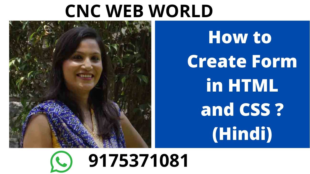 How To Create Form In HTML And CSS In Hindi Shilpa Nikhare YouTube how-to-create-form-in-html-and-css-in-hindi-shilpa-nikhare-youtube