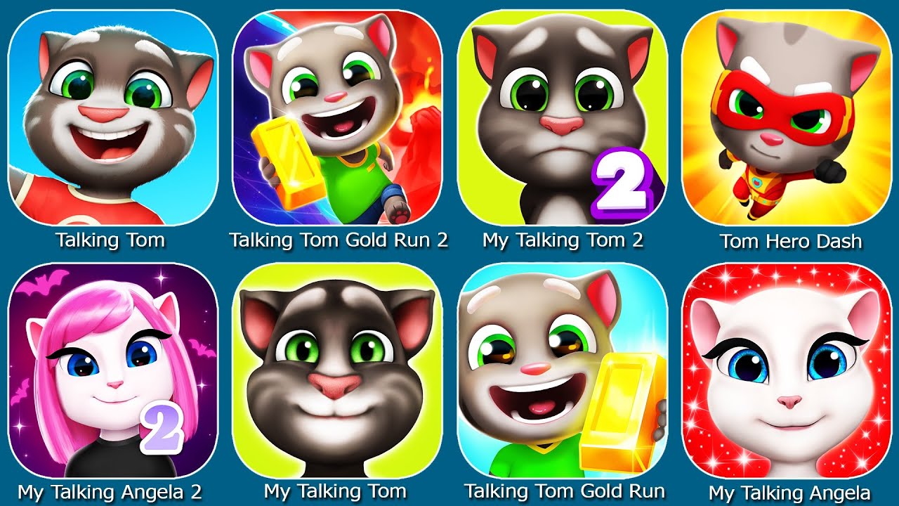 My Talking Tom,My Talking Tom 2,My Talking Angela,My Talking Angela 2 ...