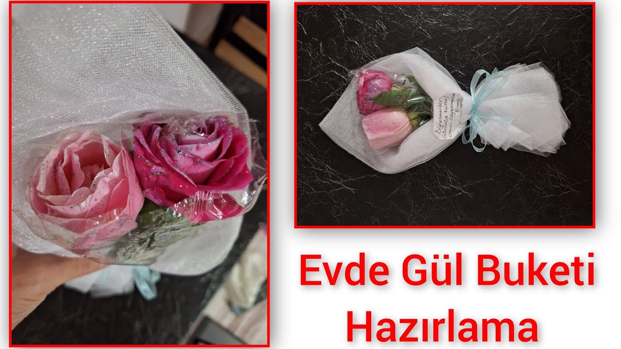 G l Buketi Nas l Haz rlan r How To Wrap A Single Rose Single Rose g-l-buketi-nas-l-haz-rlan-r-how-to-wrap-a-single-rose-single-rose