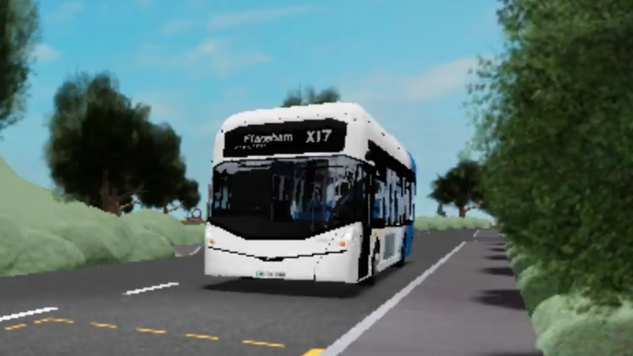 On the Wright Kite Ev Electric bus route X17 - YouTube