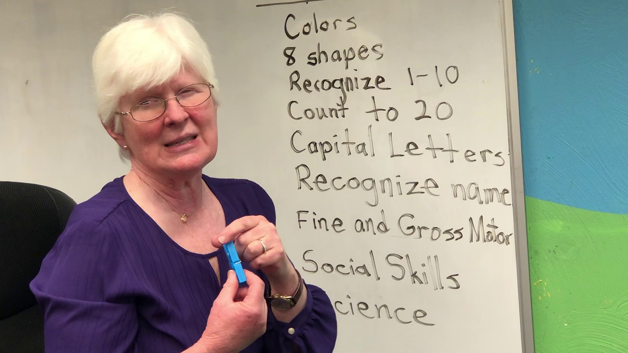 3 year old Academic Goals - YouTube