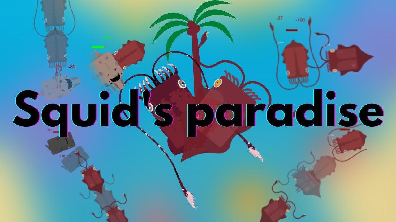 Squid's paradise | Giant squid & Colossal squid | DEEEEP.IO MONTAGE ...
