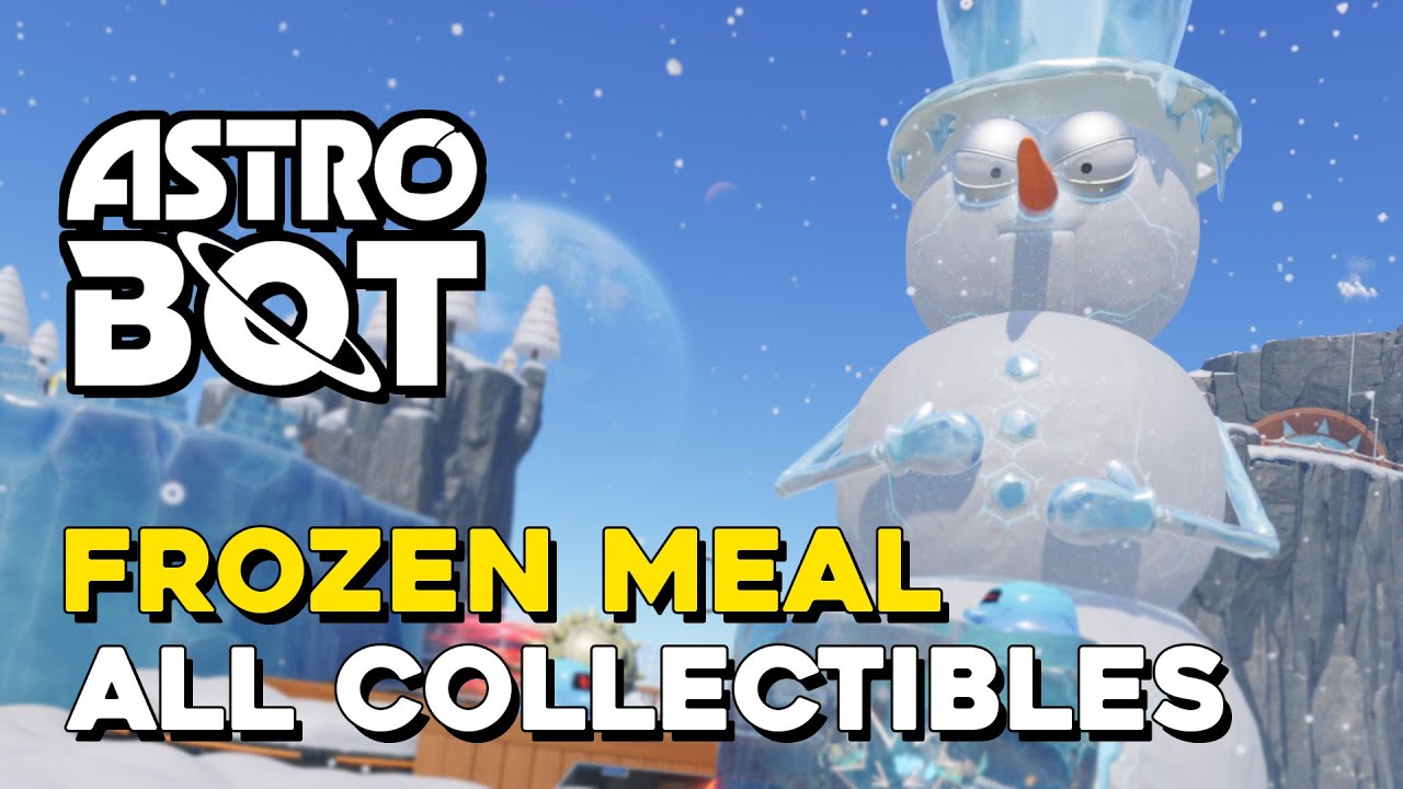 Astro Bot Frozen Meal All Collectible Locations (All Bots, Puzzle ...