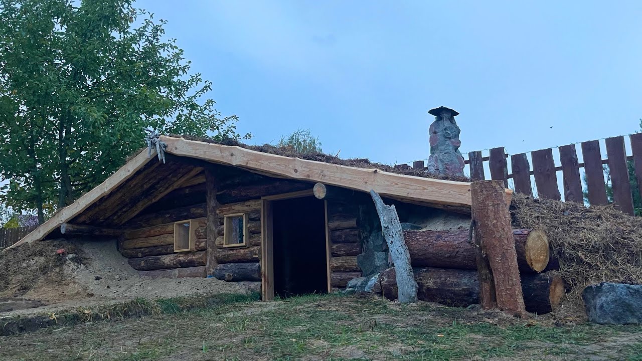 Building an Underground Bushcraft Survival Shelter | Warm Dugout - YouTube