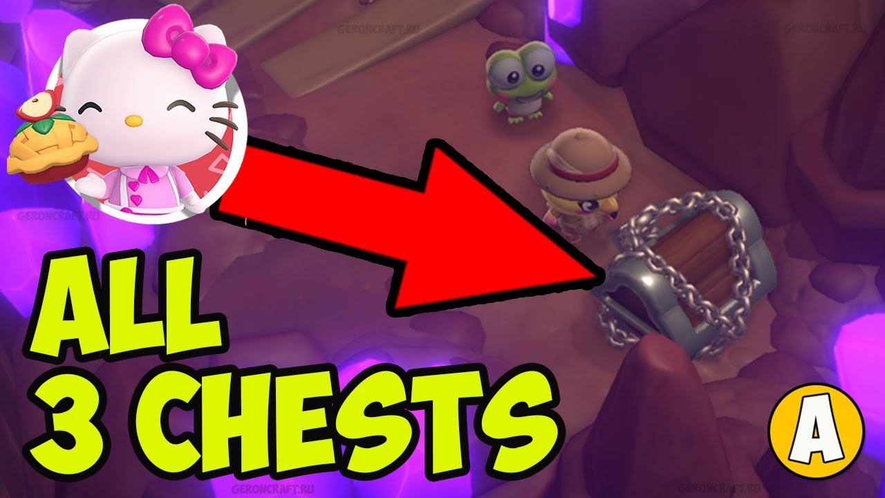 HIDDEN SIGN CHEST Hello Kitty Island Adventure how to find (all 3 chests) - YouTube