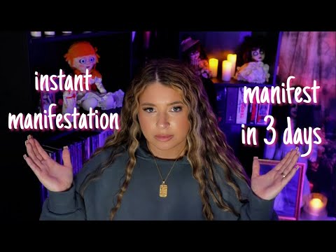 how to instantly manifest ANYTHING you want without fail 