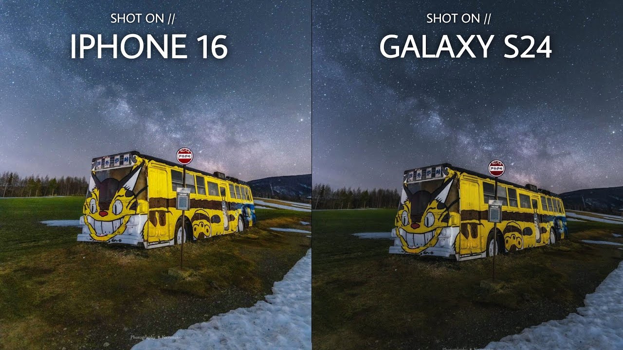 iPhone 16 VS Samsung Galaxy S24 | Night Mode Camera Test & Full Review ...