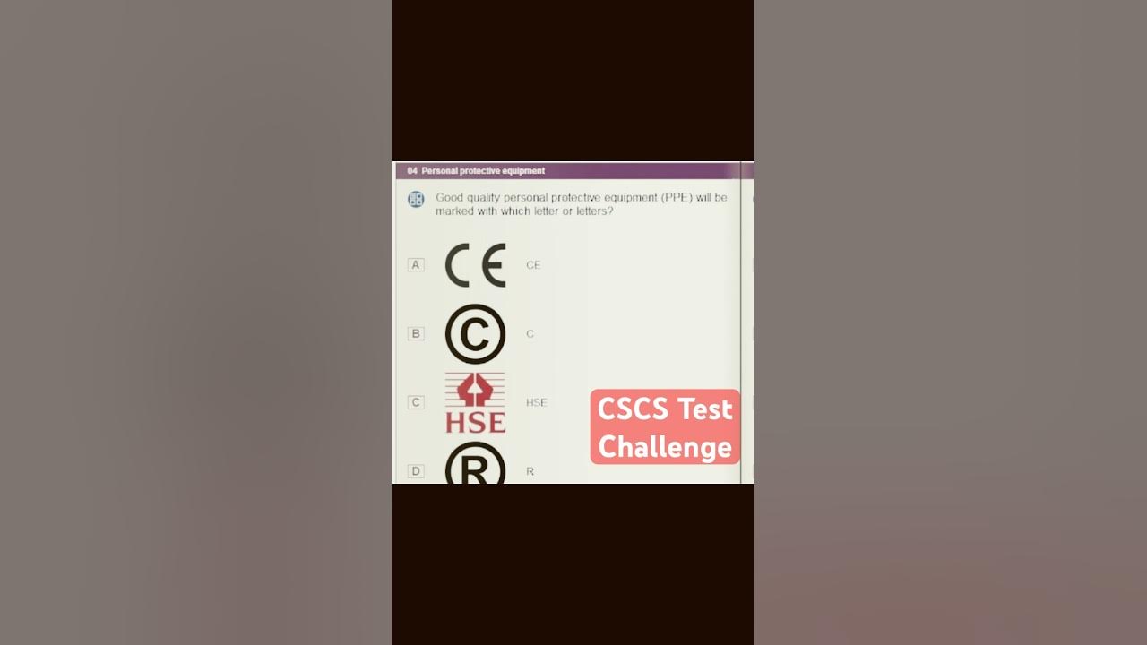 Cscs Test Uk Cscs Card Uk 2024 Constructionsafety Cscscard Buildingcareers English Exam