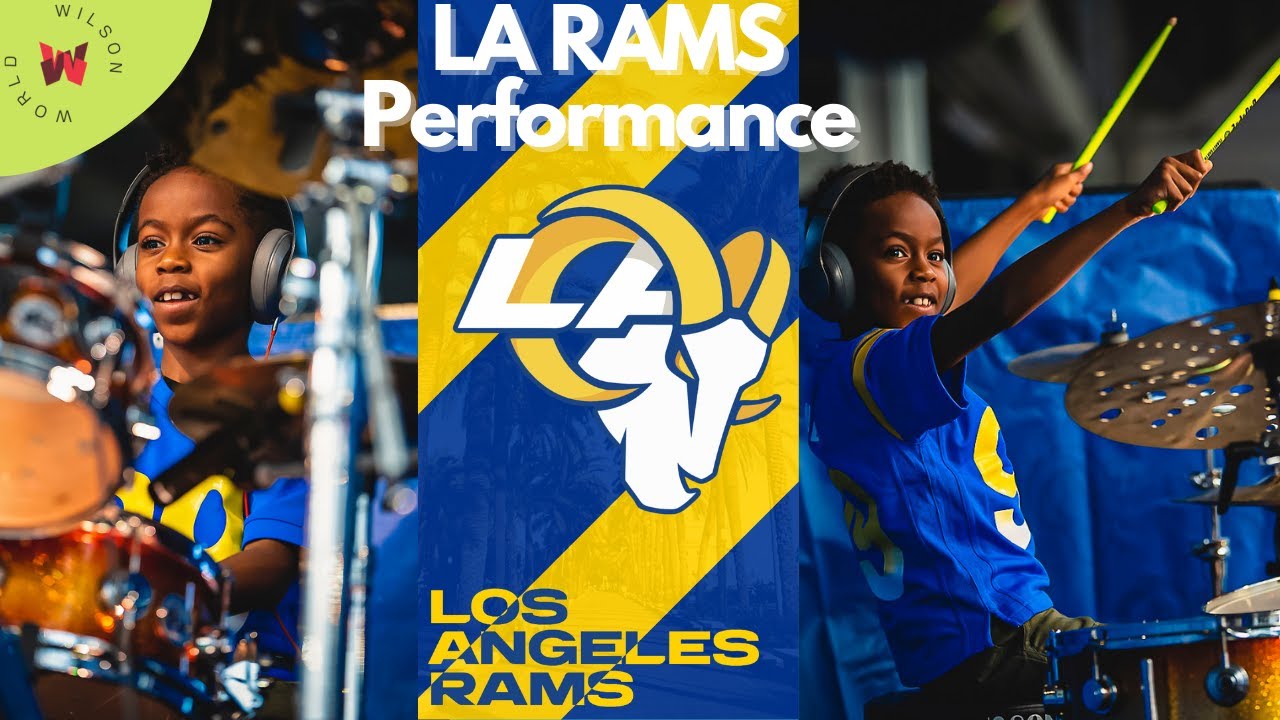7-Year-Old plays for LA Rams NFL Game! | Wilson World - YouTube