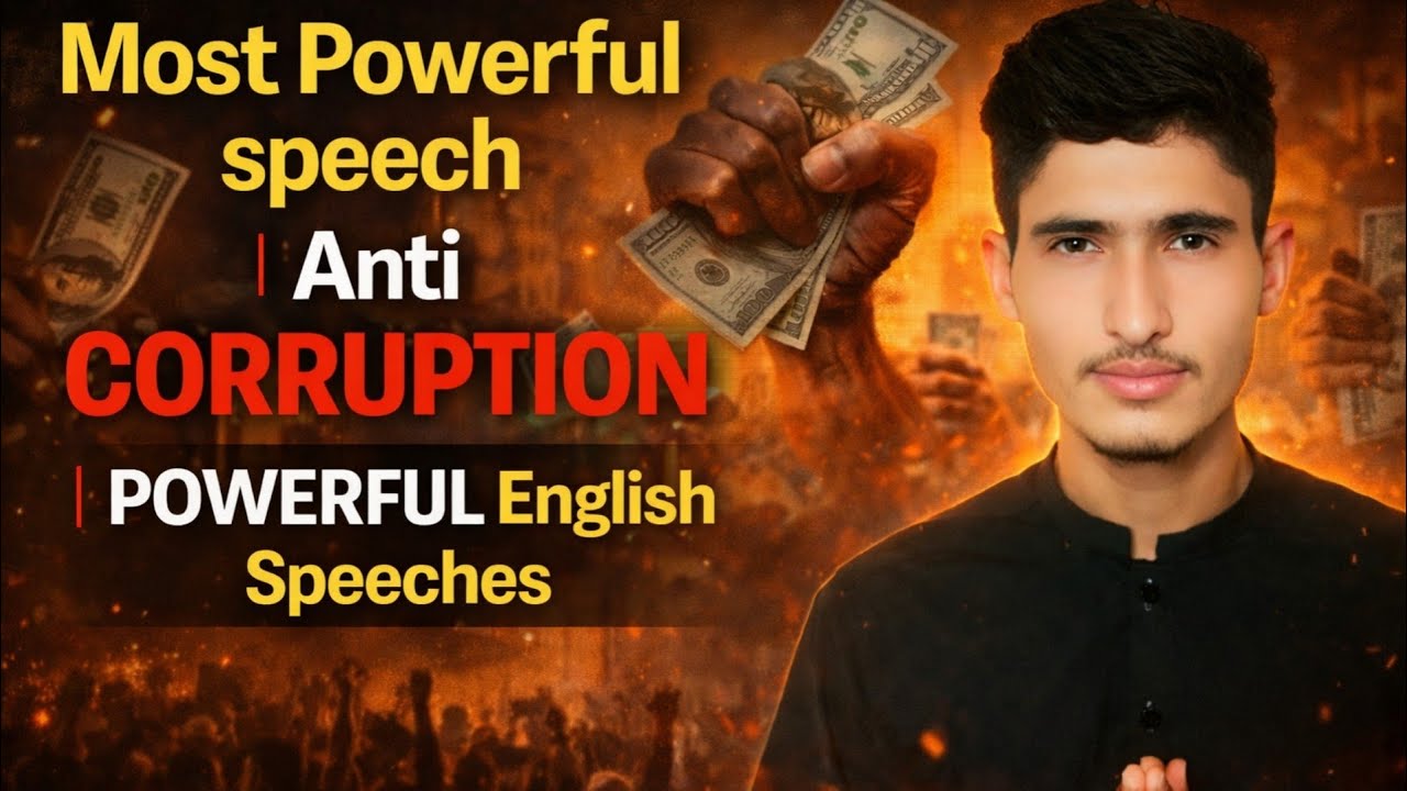 Most Powerful speech Anti Corruption|POWERFUL English Speeches - YouTube